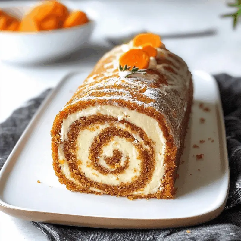 Carrot Cake Roll