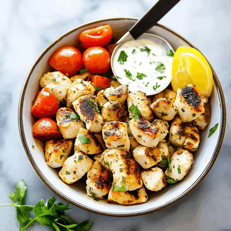 Mediterranean Chicken Bites